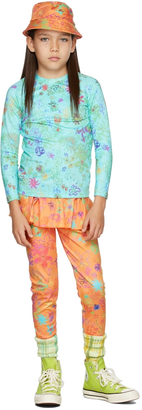 Collina Strada SSENSE Exclusive Kids Blue Swim Long Sleeve T-Shirt ...