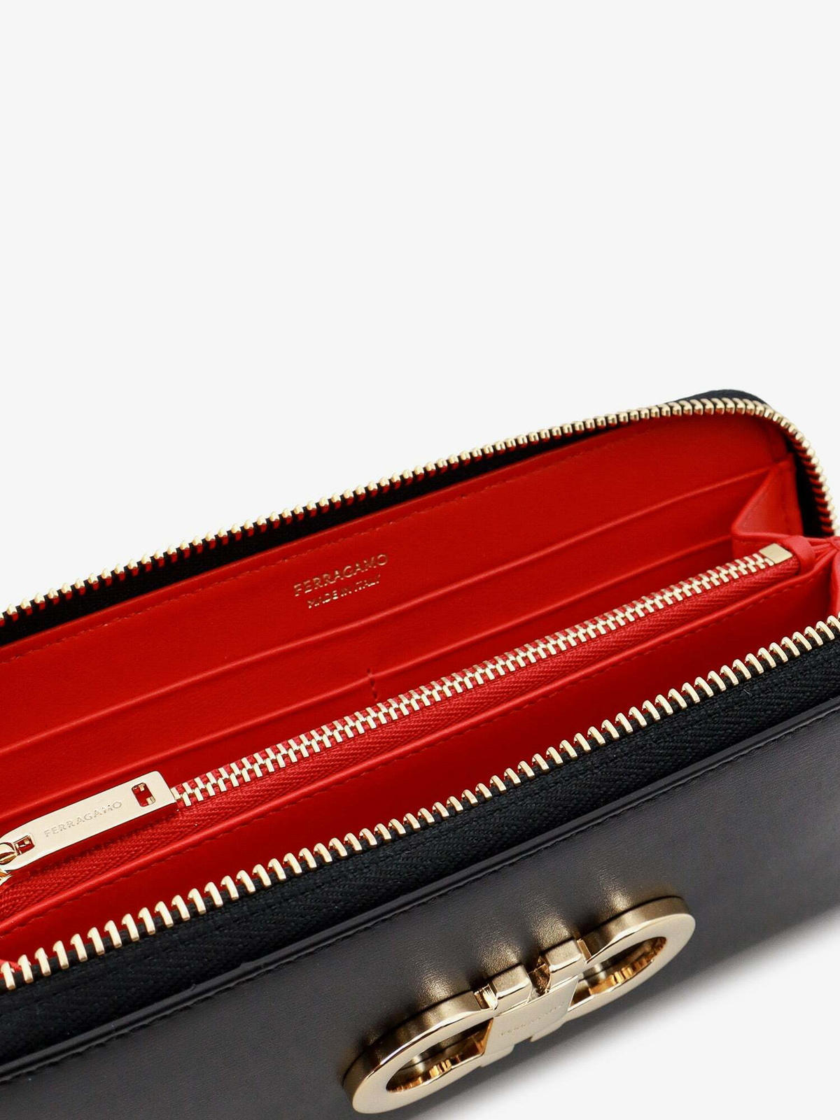 Ferragamo Wallet Black Womens Salvatore Ferragamo