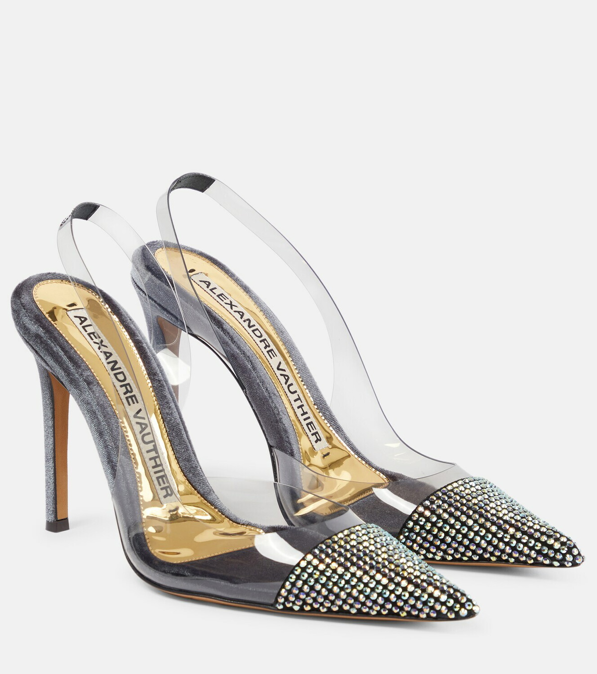 Alexandre Vauthier - Amber Ghost PVC slingback pumps Alexandre Vauthier