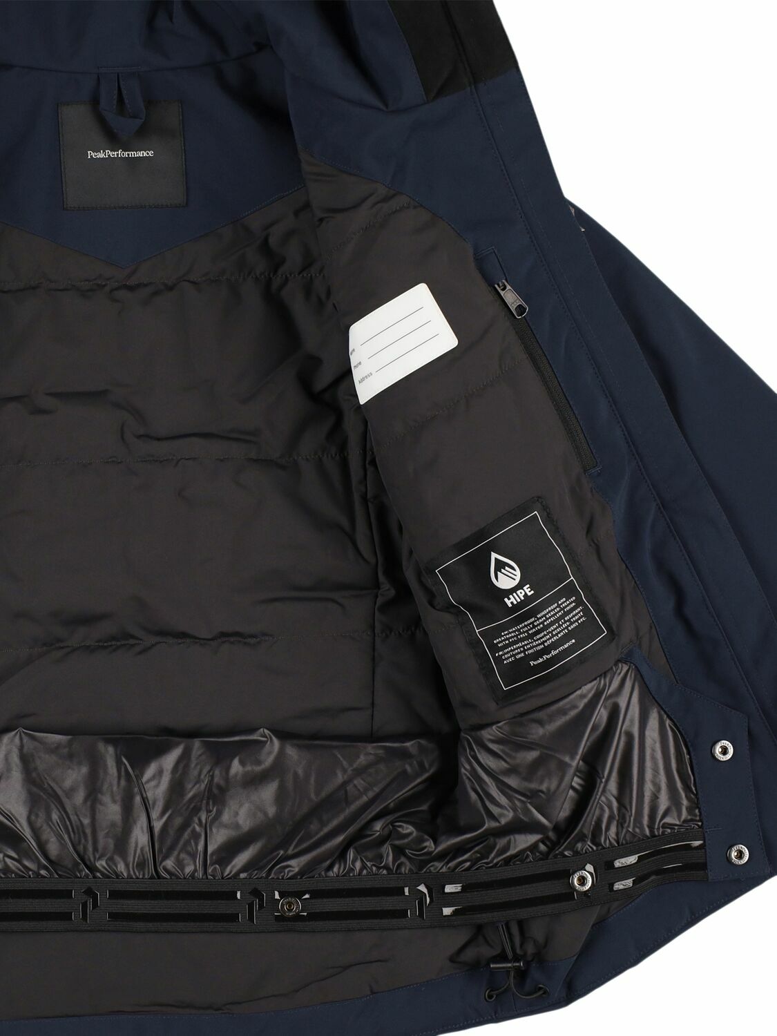 PEAK PERFORMANCE Maroon Nylon Puffer Ski Jacket Peak Performance
