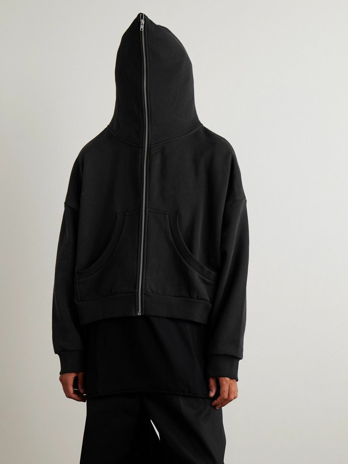 Entire Studios - Eternal Oversized Organic Cotton-Jersey Zip-Up Hoodie ...