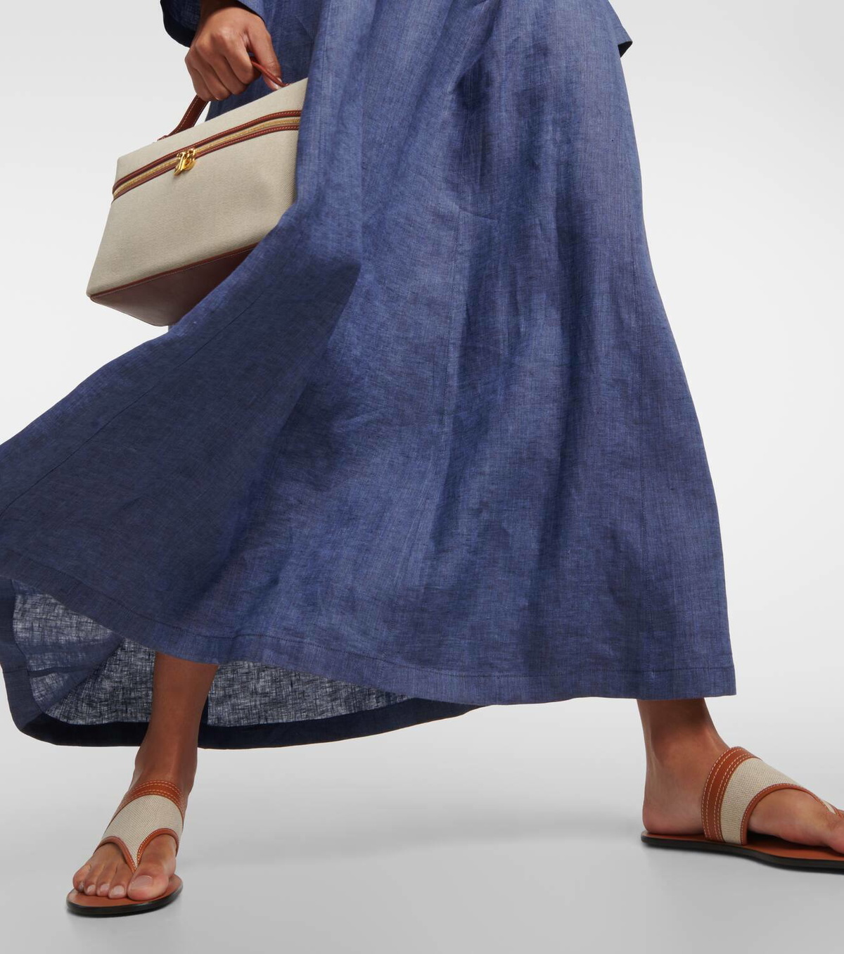 Loro Piana Linen kaftan Loro Piana