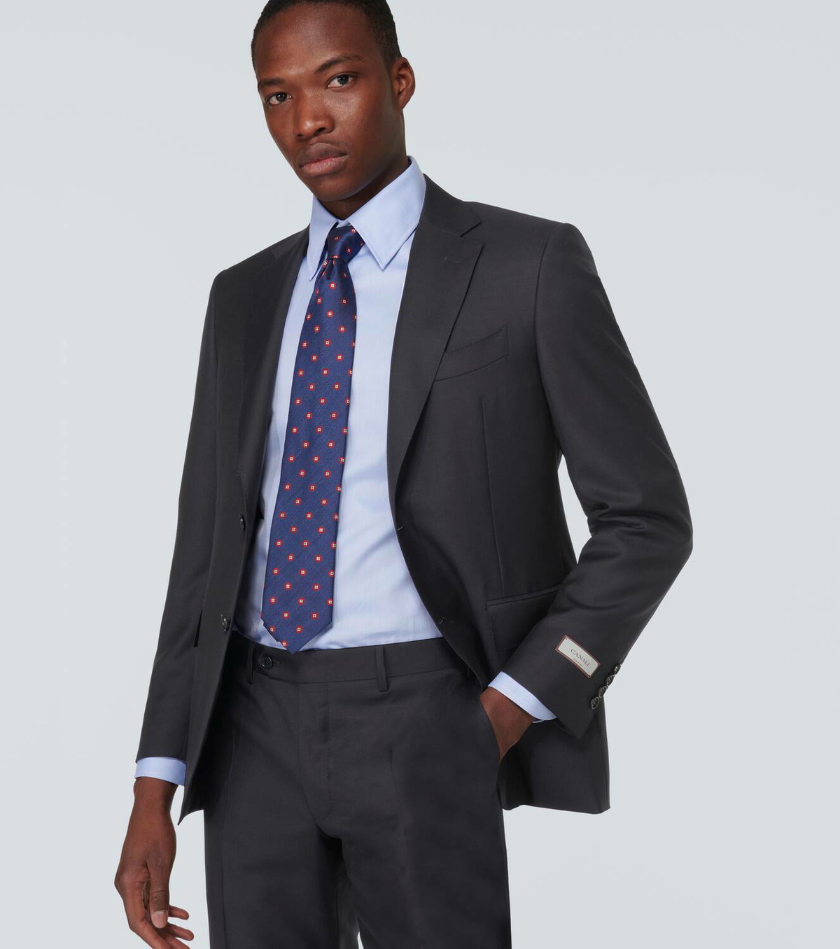 Canali Single-breasted wool suit Canali