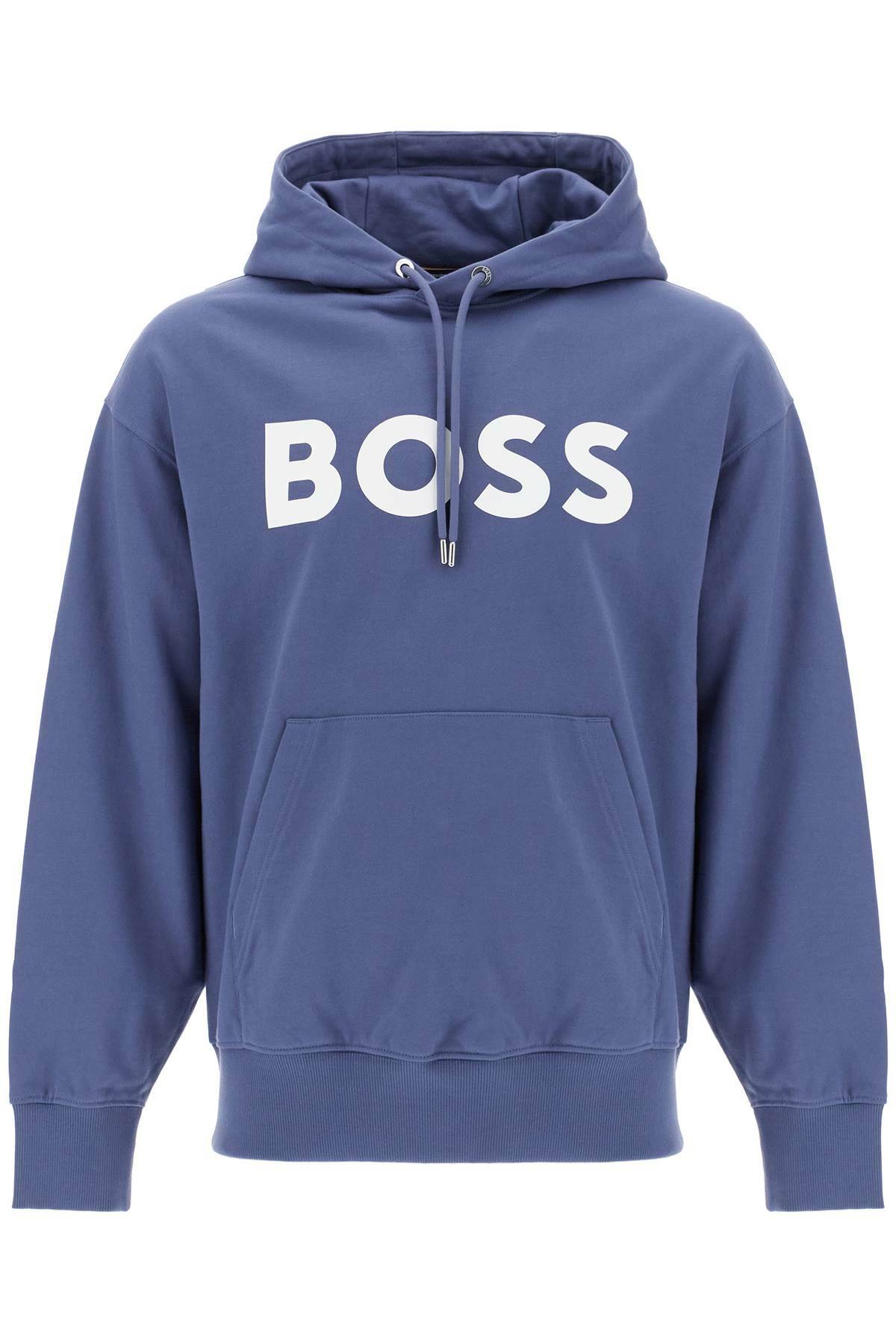 BOSS sullivan logo hoodie Blue BOSS
