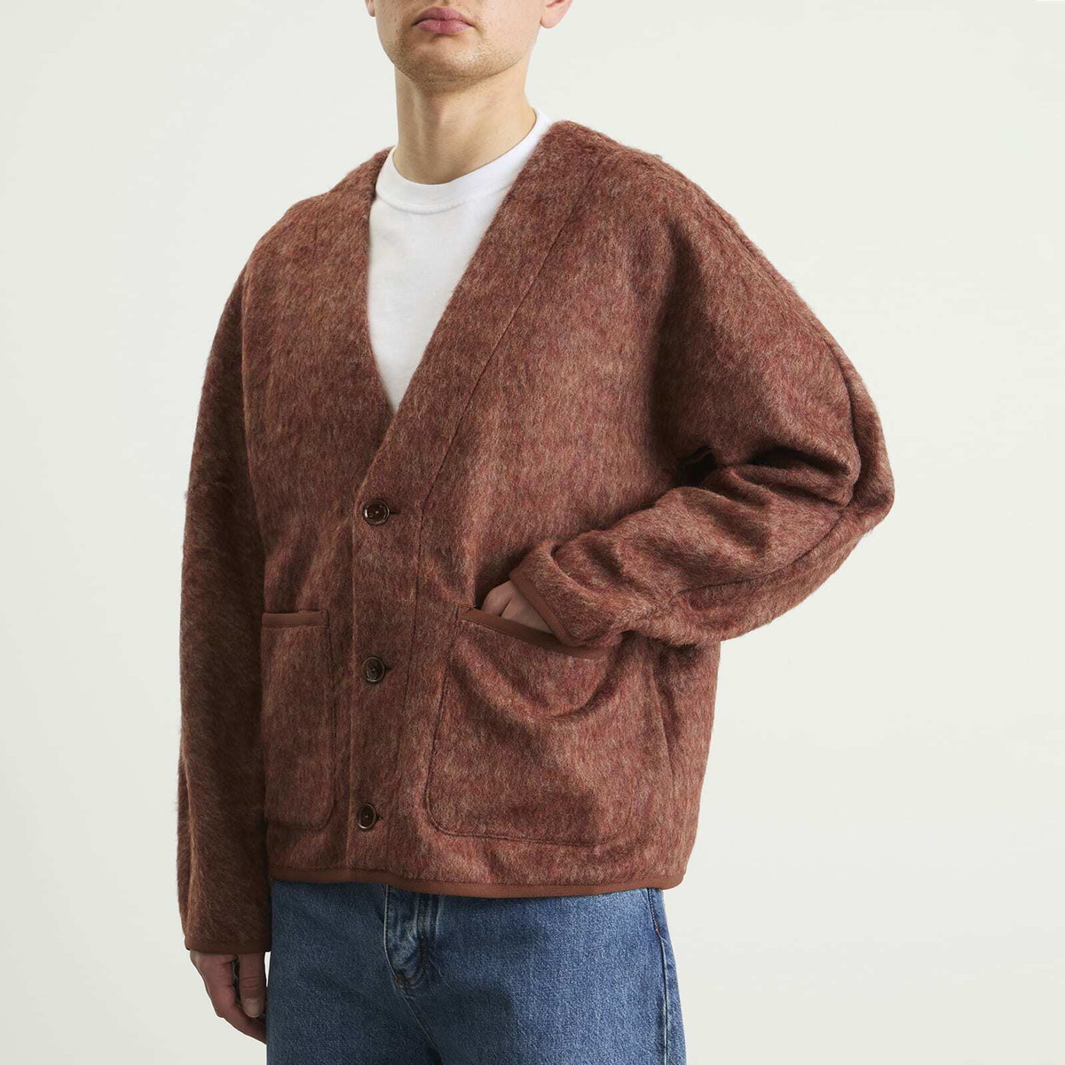 A Kind of Guise Men's Kaan Cardigan in Hairy Sienna A Kind of Guise
