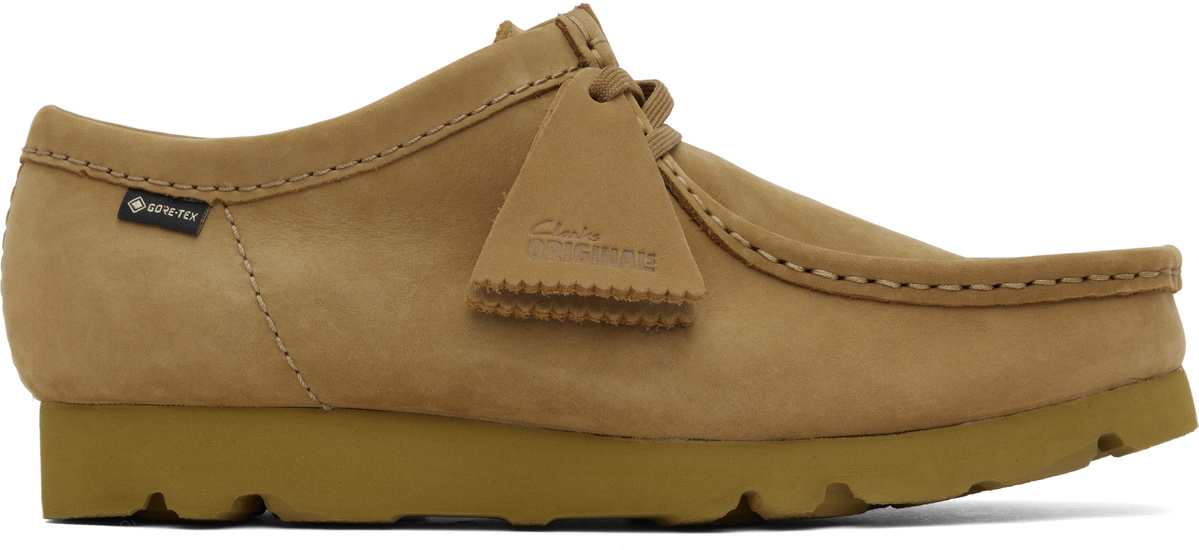 Clarks Originals Khaki WallabeeGTX Derbys Clarks Originals