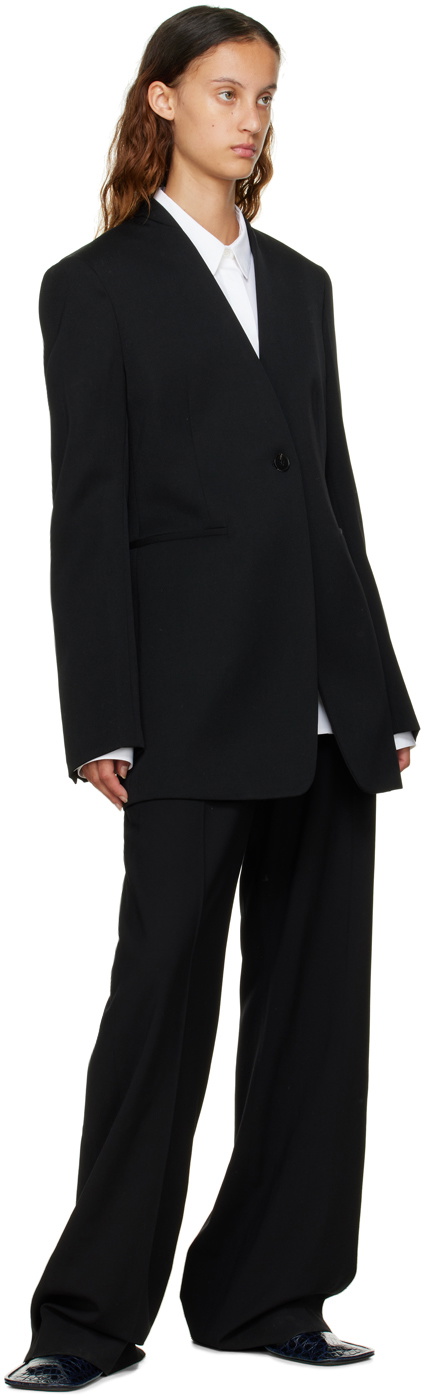 Jil Sander Navy Croc Mules Jil Sander