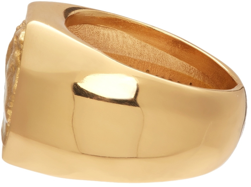 Emanuele Bicocchi Gold Caesar Ring Emanuele Bicocchi