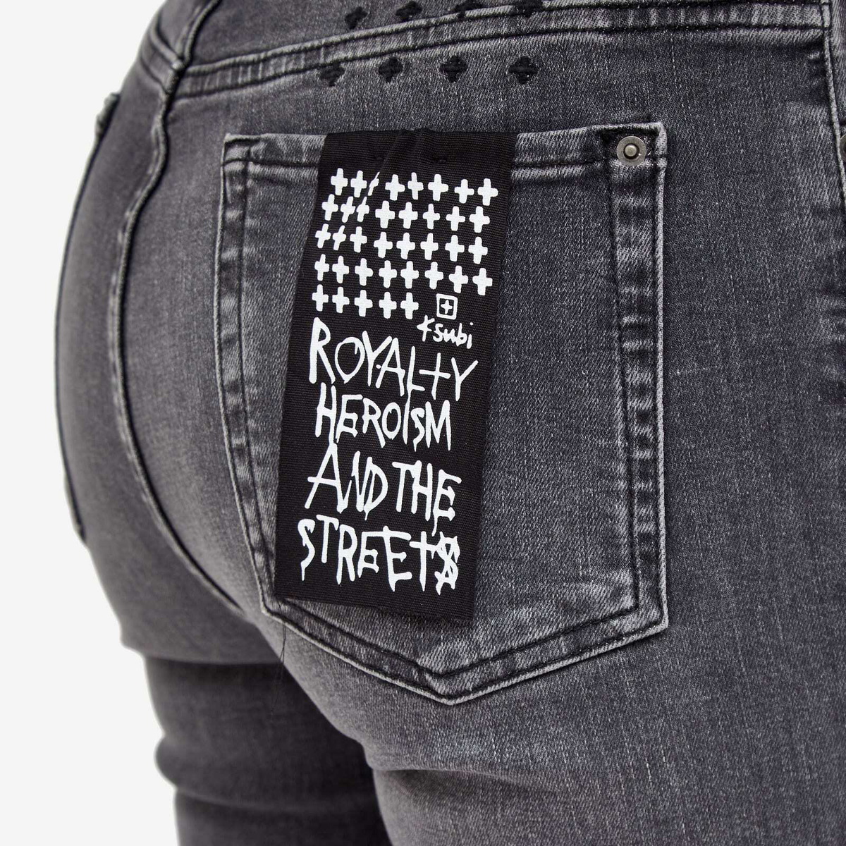 Ksubi Women's Hi N Wasted Jeans in Black Ksubi