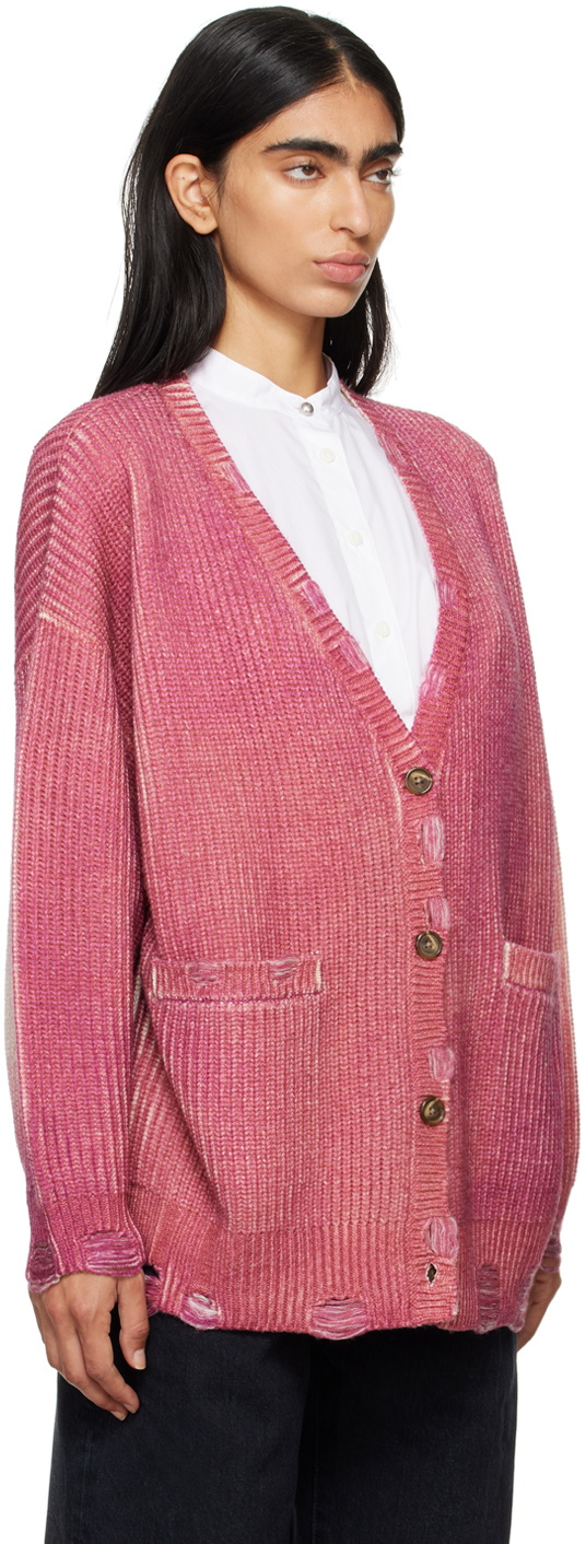 R13 Pink Oversized Cardigan R13