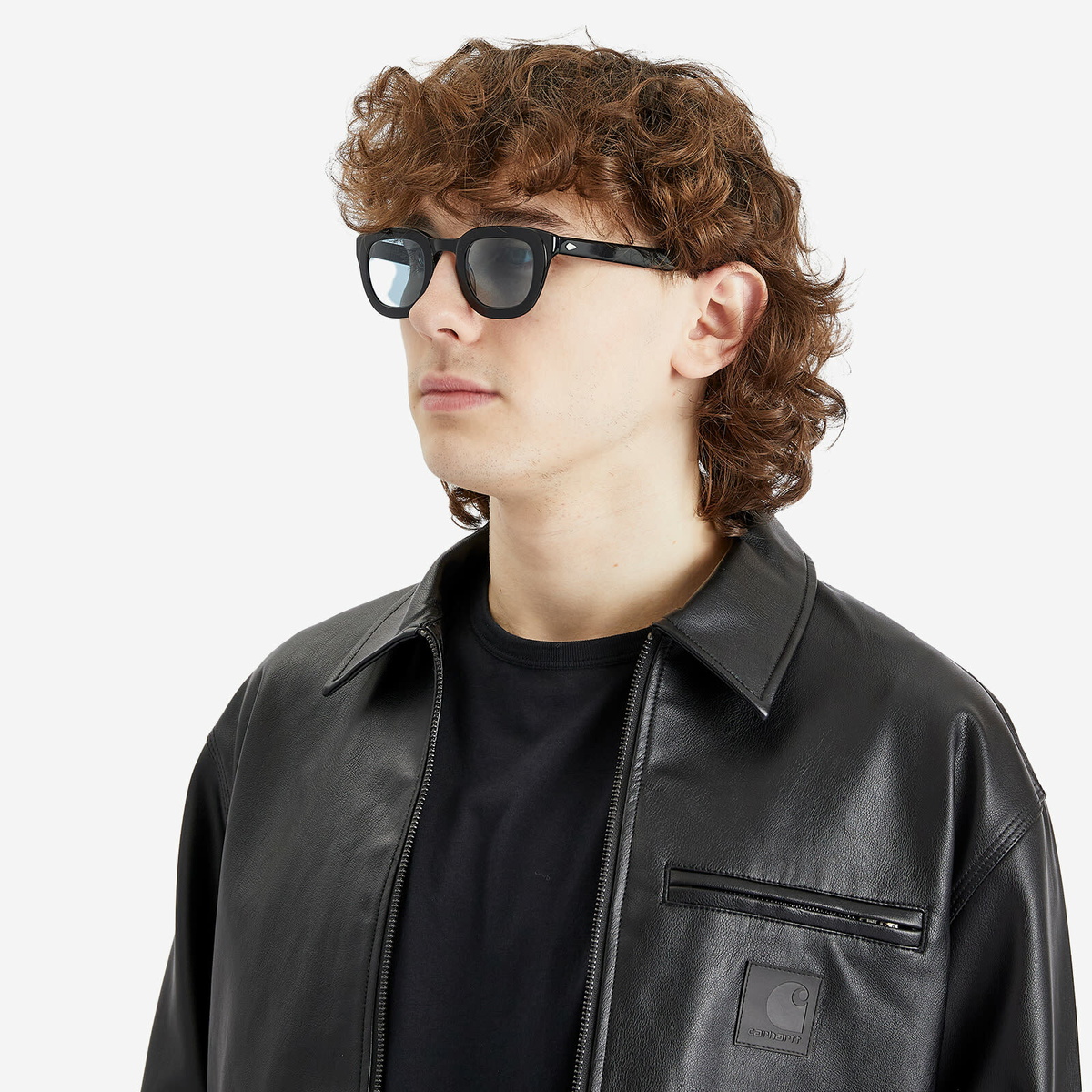 Moscot Men's Telena Sunglasses in Black/Blue Moscot