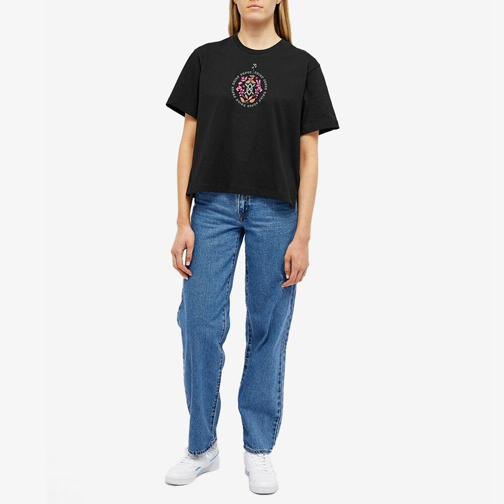 Daily Paper Women's Piuza T-Shirt in Black Daily Paper