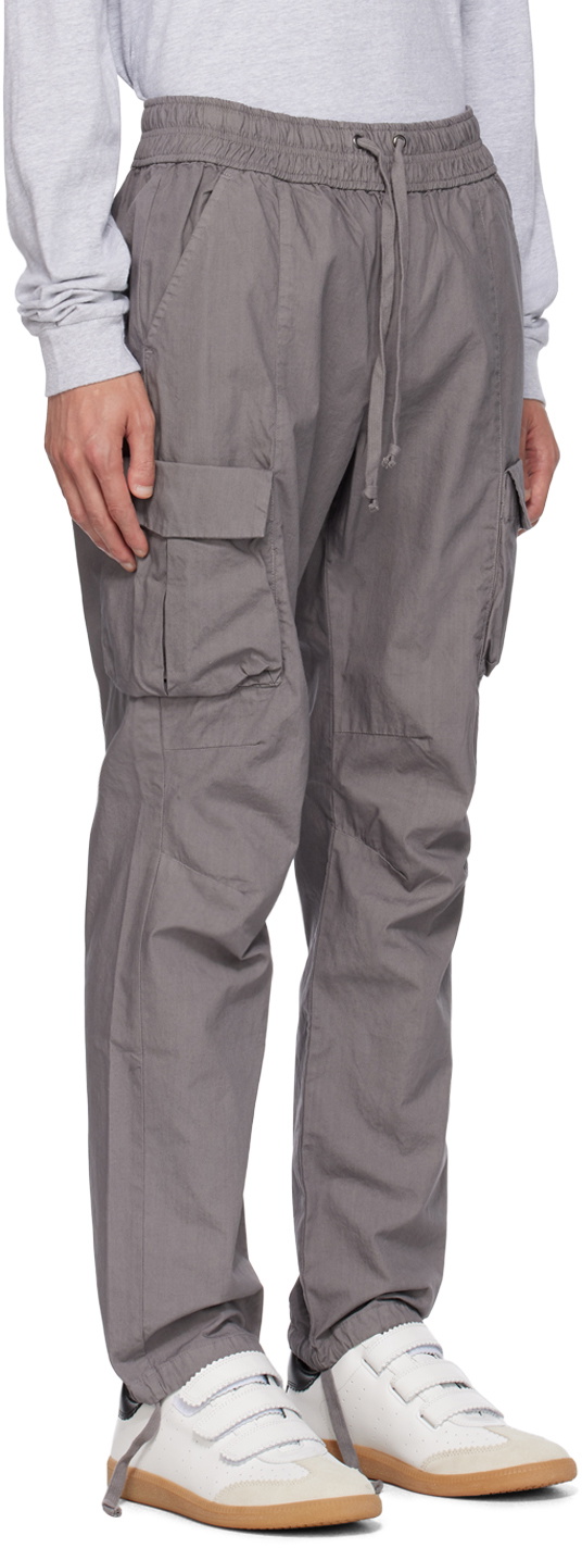 John Elliott Gray Drawstring Cargo Pants John Elliott