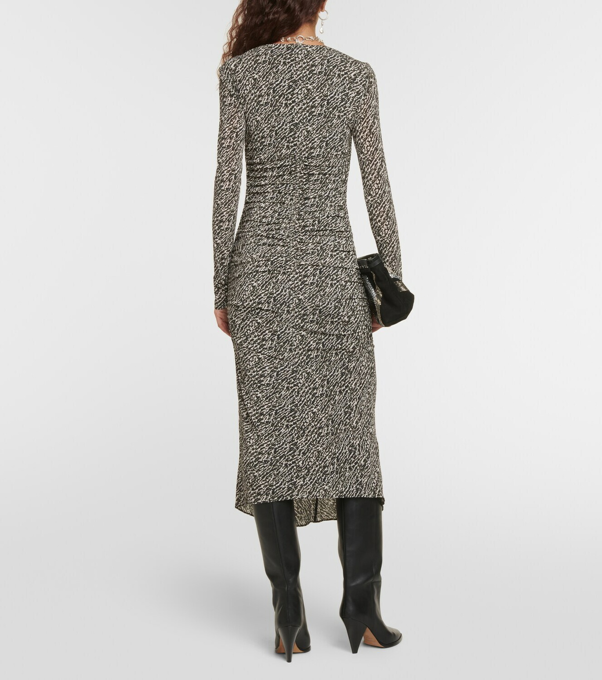 Isabel Marant Lalyga printed jersey midi dress Isabel Marant