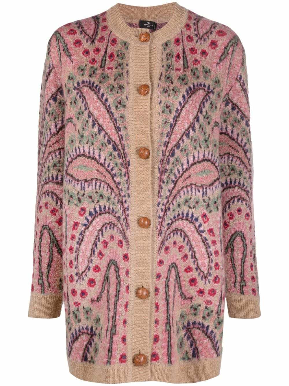 ETRO - Embroidered Wool Blend Cardigan Etro