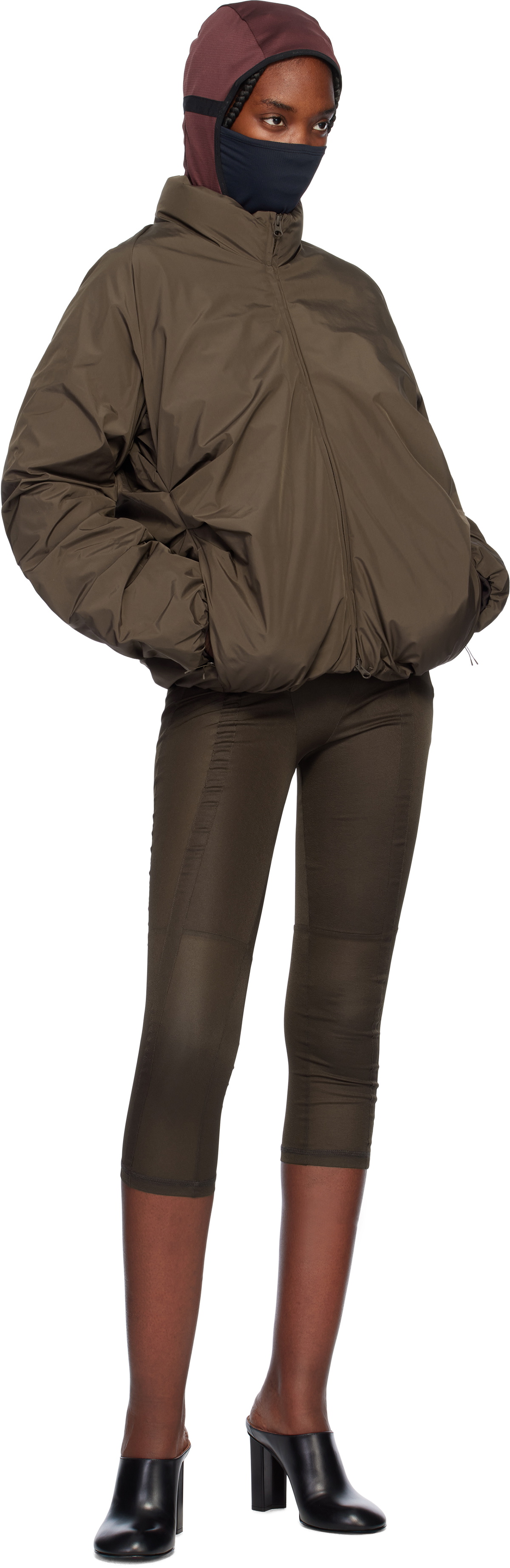 POST ARCHIVE FACTION (PAF) Brown 7.0 Right Down Jacket Post Archive Faction