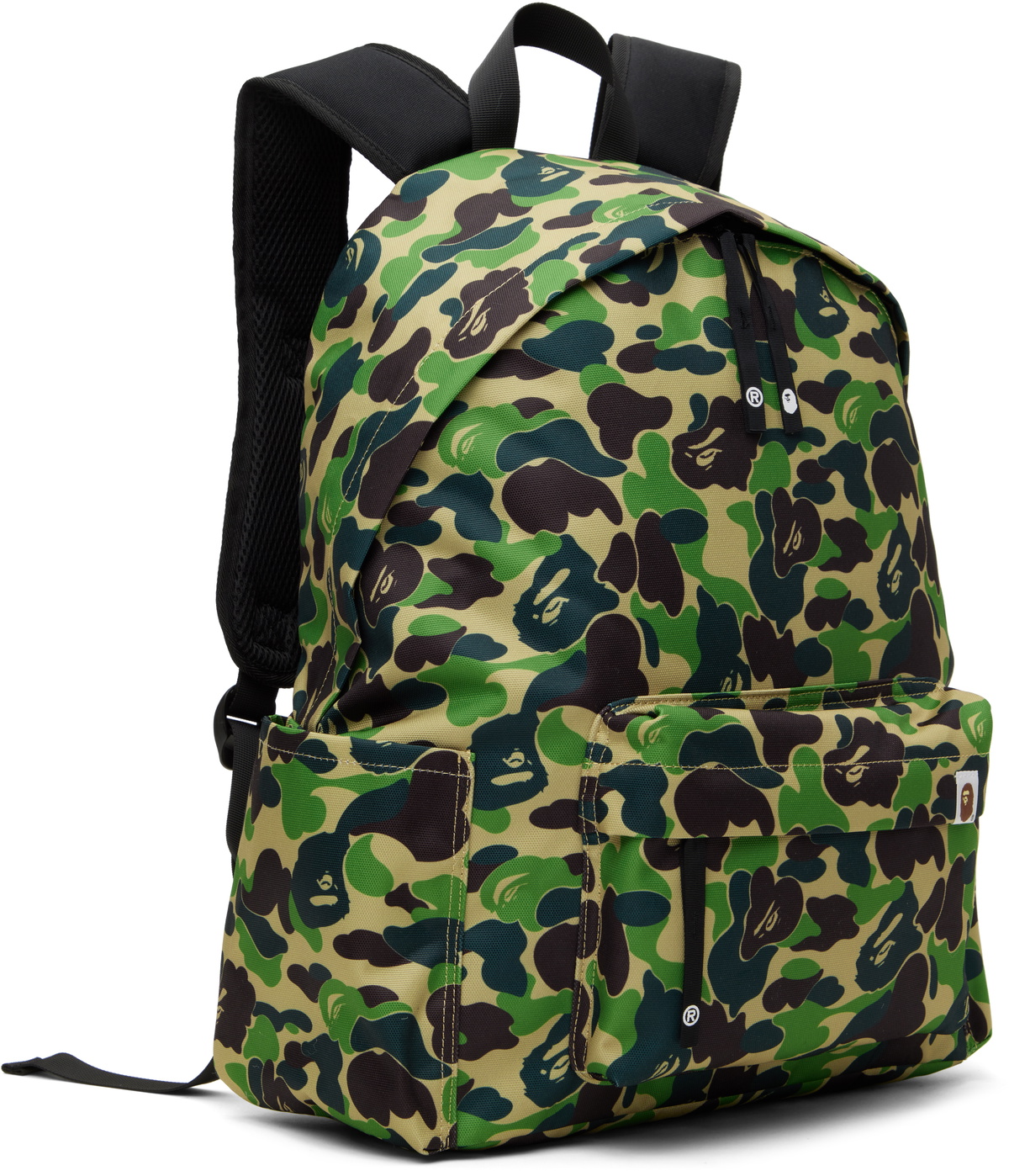 BAPE Green ABC Camo Daypack Backpack A Bathing Ape