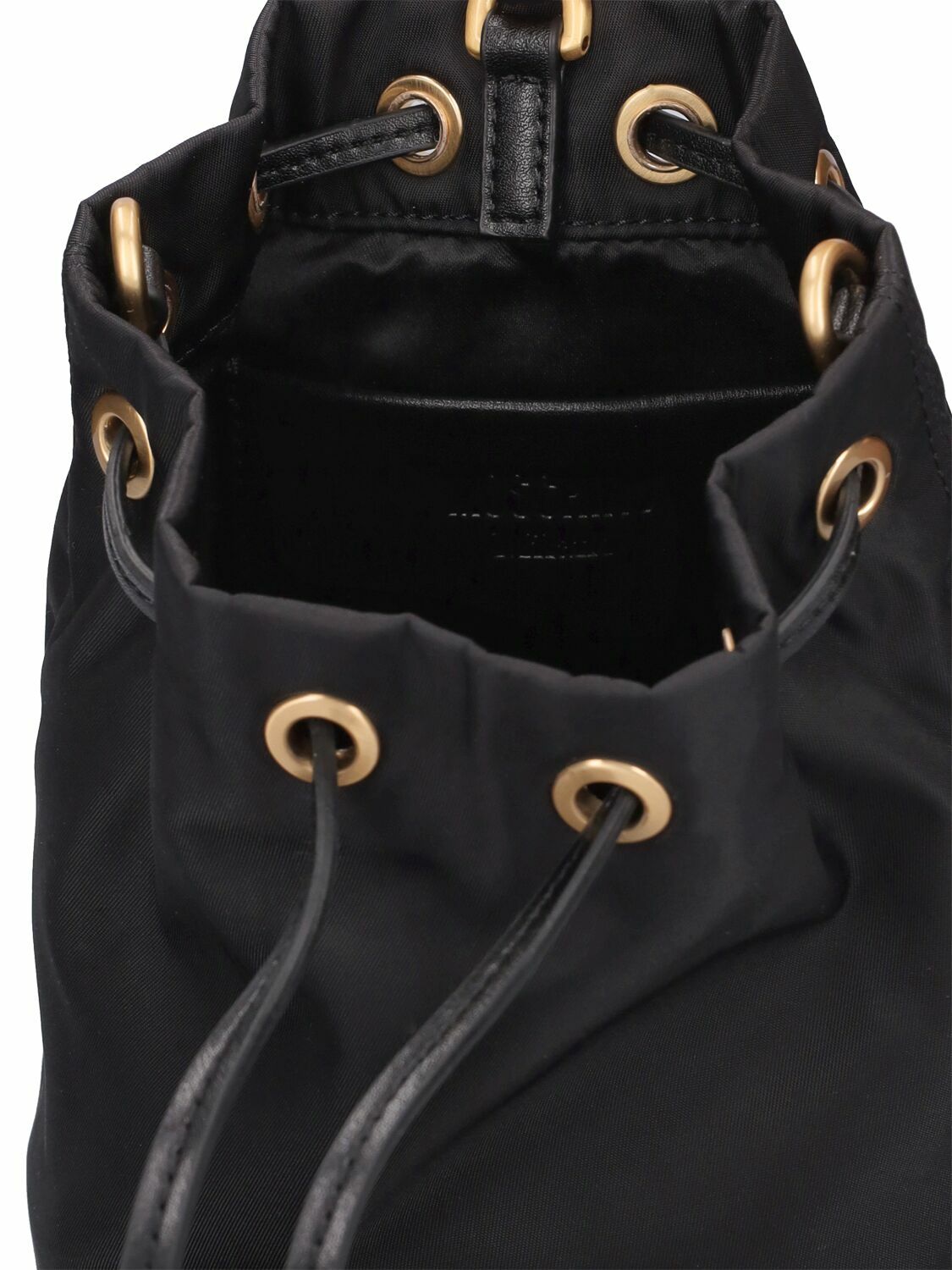 MOSCHINO - Logo Nylon Bucket Bag Moschino