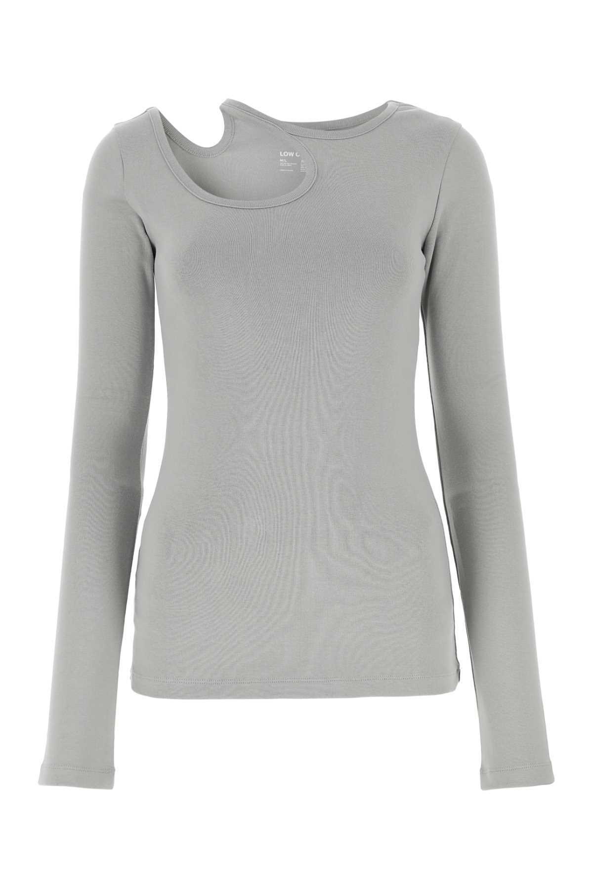 Low Classic Grey Stretch Cotton Top Low Classic