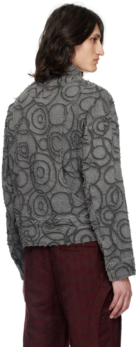 Andersson Bell Gray Burn Out Jacket Andersson Bell