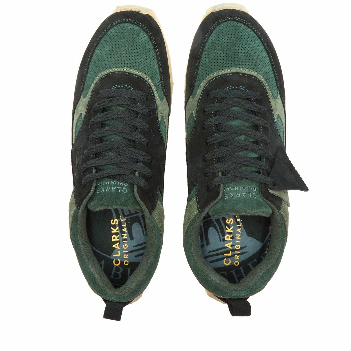 Clarks Originals Men's x Ronnie Fieg 8th Street Lockhill in Dark Green ...