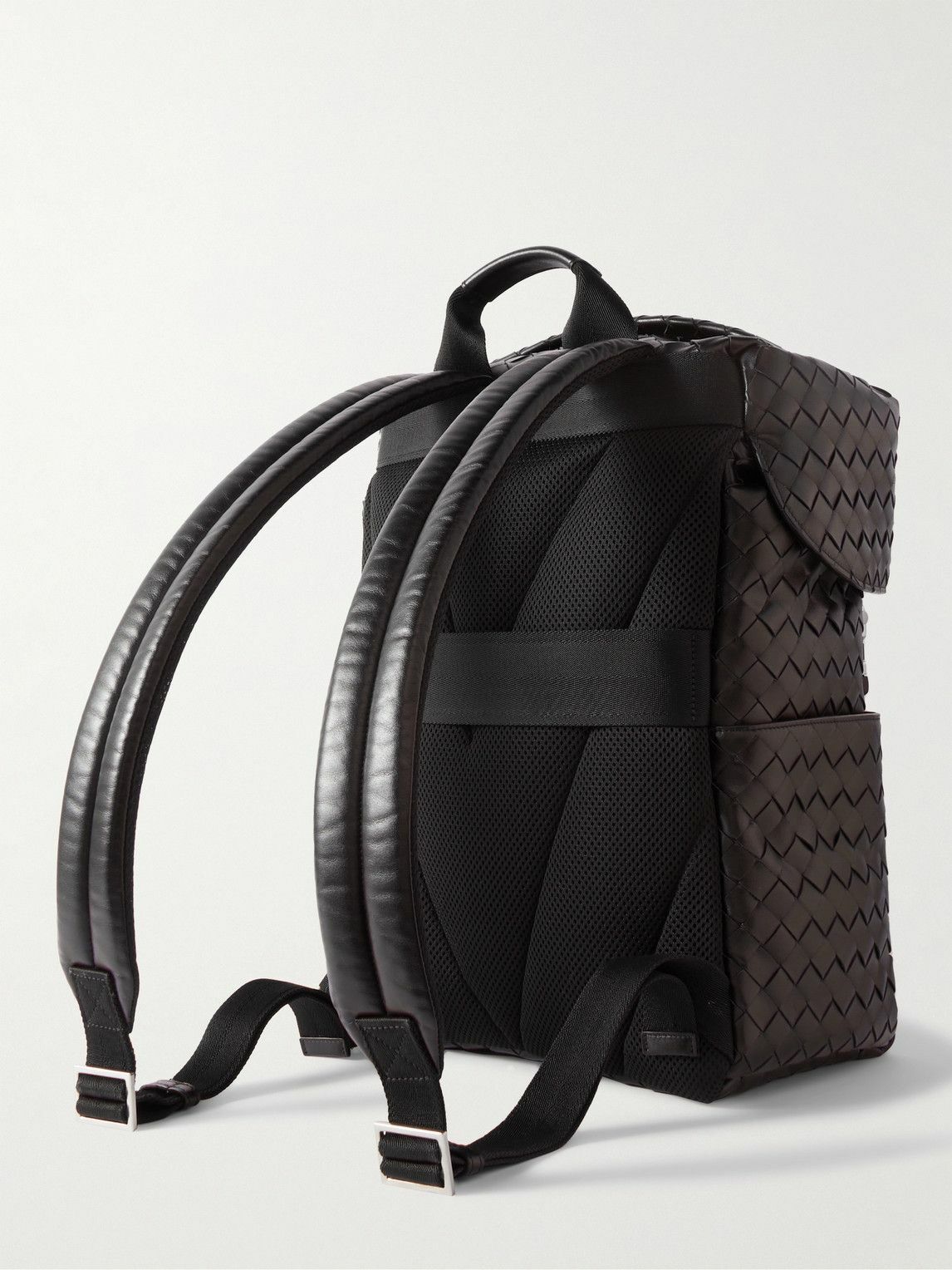Bottega Veneta - Intercciato Leather Backpack Bottega Veneta