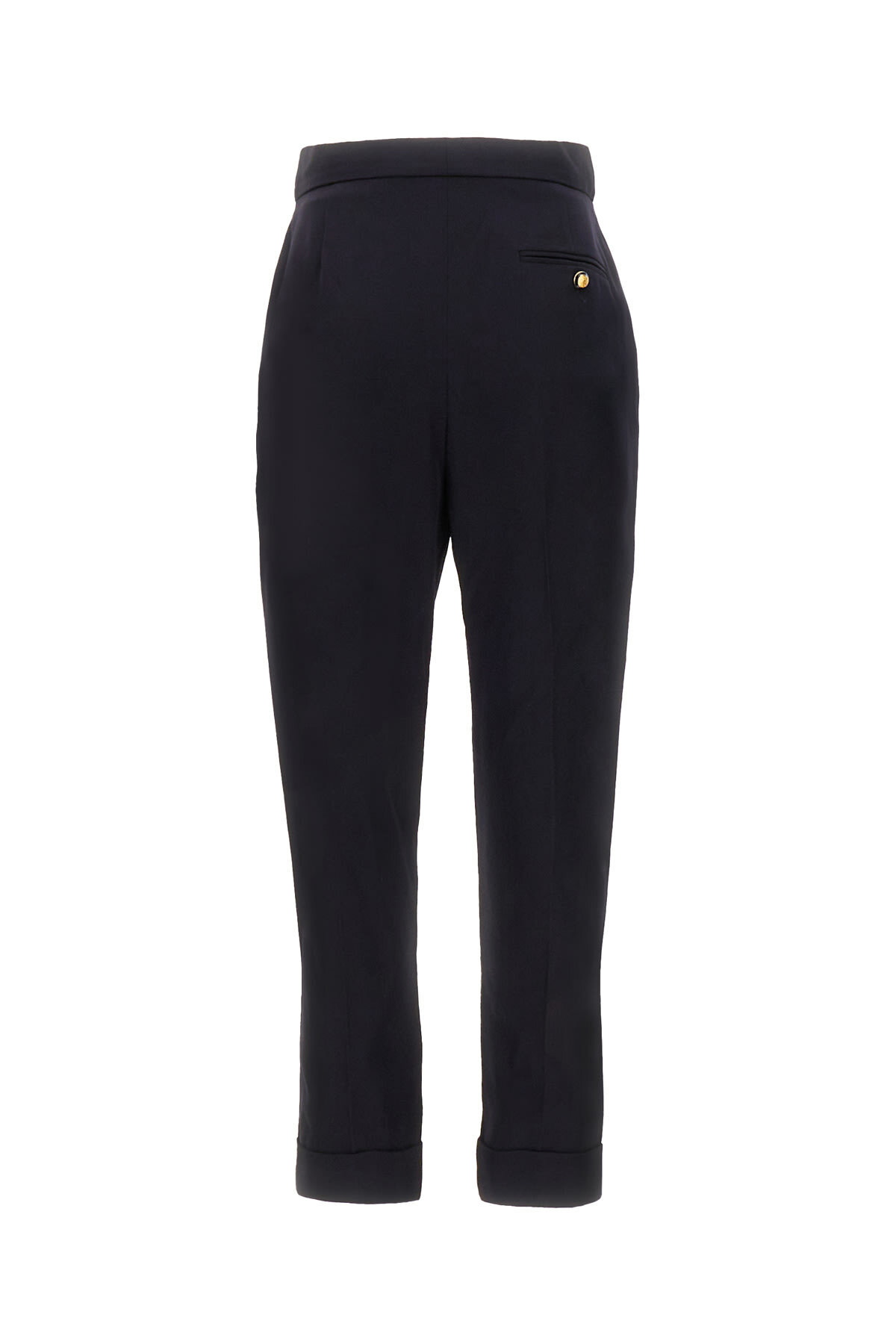 Alexander McQueen Midnight Blue Wool Blend Pant Alexander McQueen