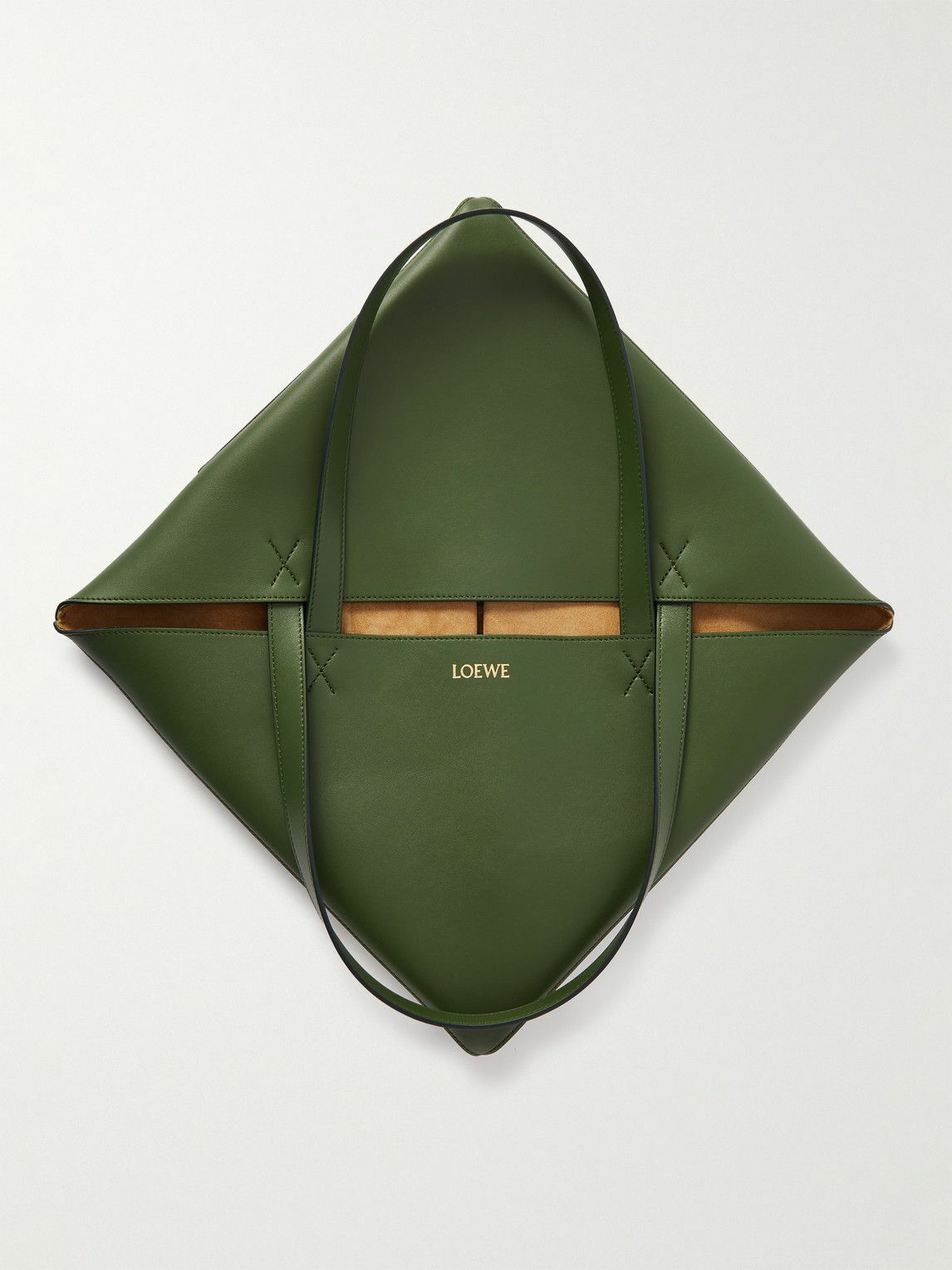 LOEWE - Puzzle Fold Large Panelled Leather Tote Bag Loewe