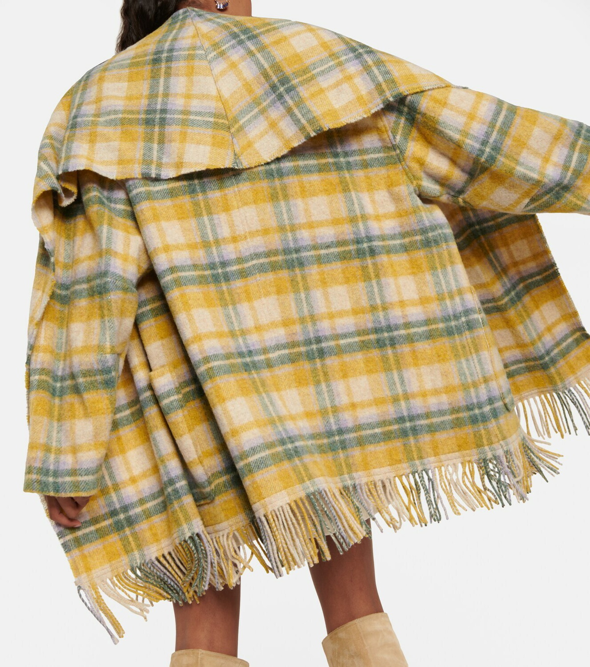 Marant Etoile Faty wool-blend scarf coat Isabel Marant Etoile