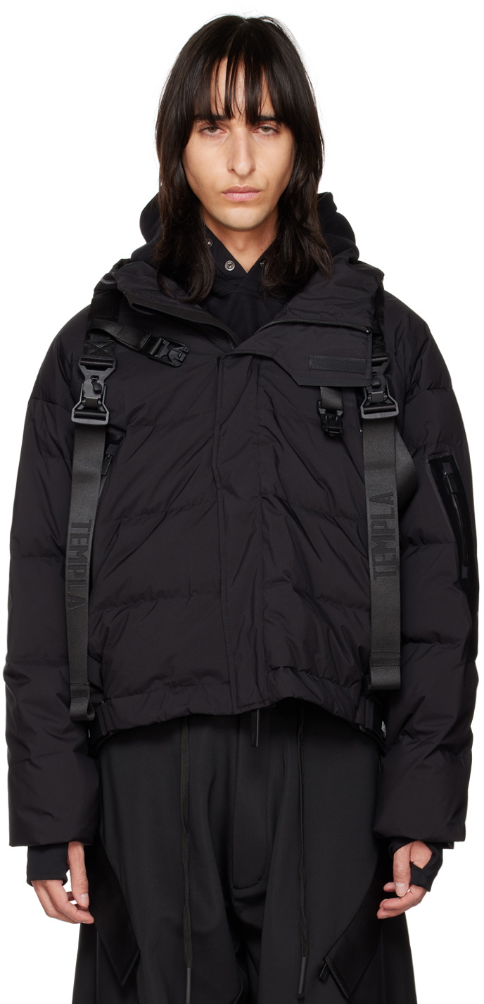 Templa Black Modular Down Jacket Templa