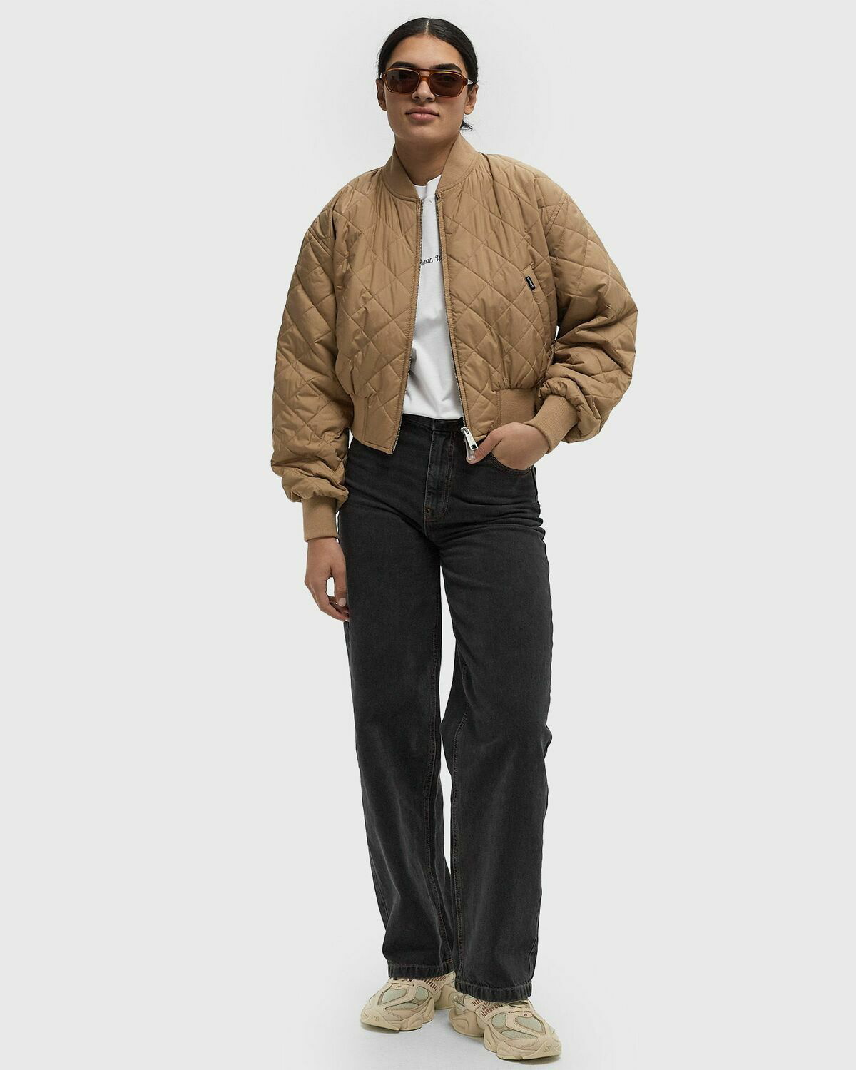 Carhartt WIP Selma Liner Brown Womens Bomber Jacket Carhartt WIP