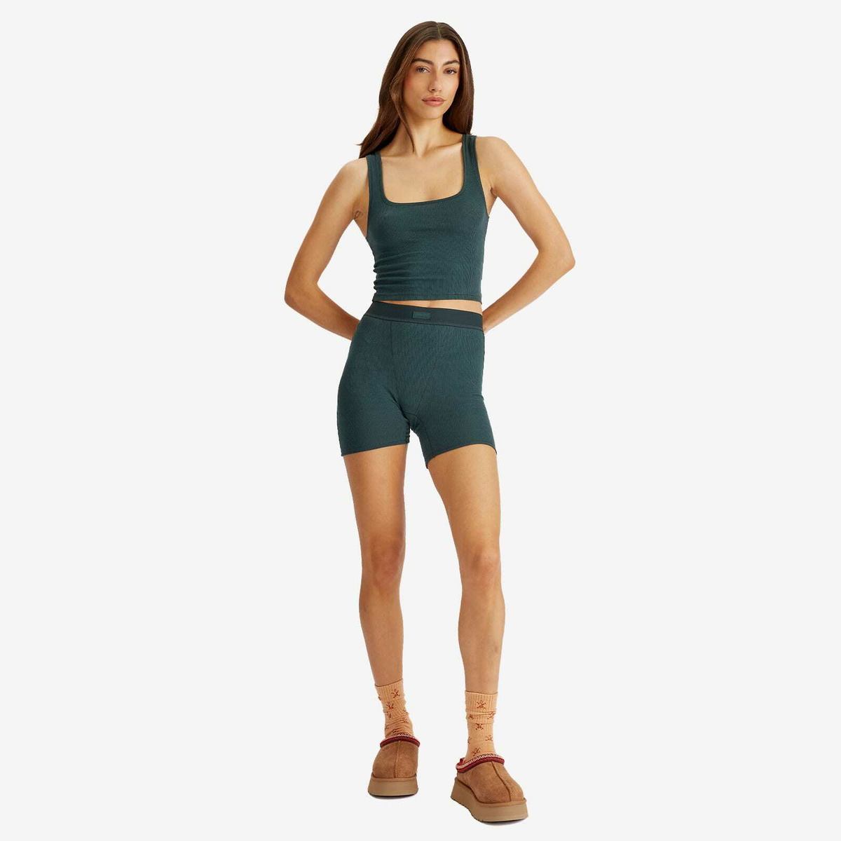 SKIMS Women's Cotton Rib Tank 3-Pack in Vapour Multi SKIMS