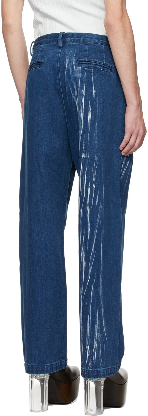 Xander Zhou Blue Denim Jeans Xander Zhou