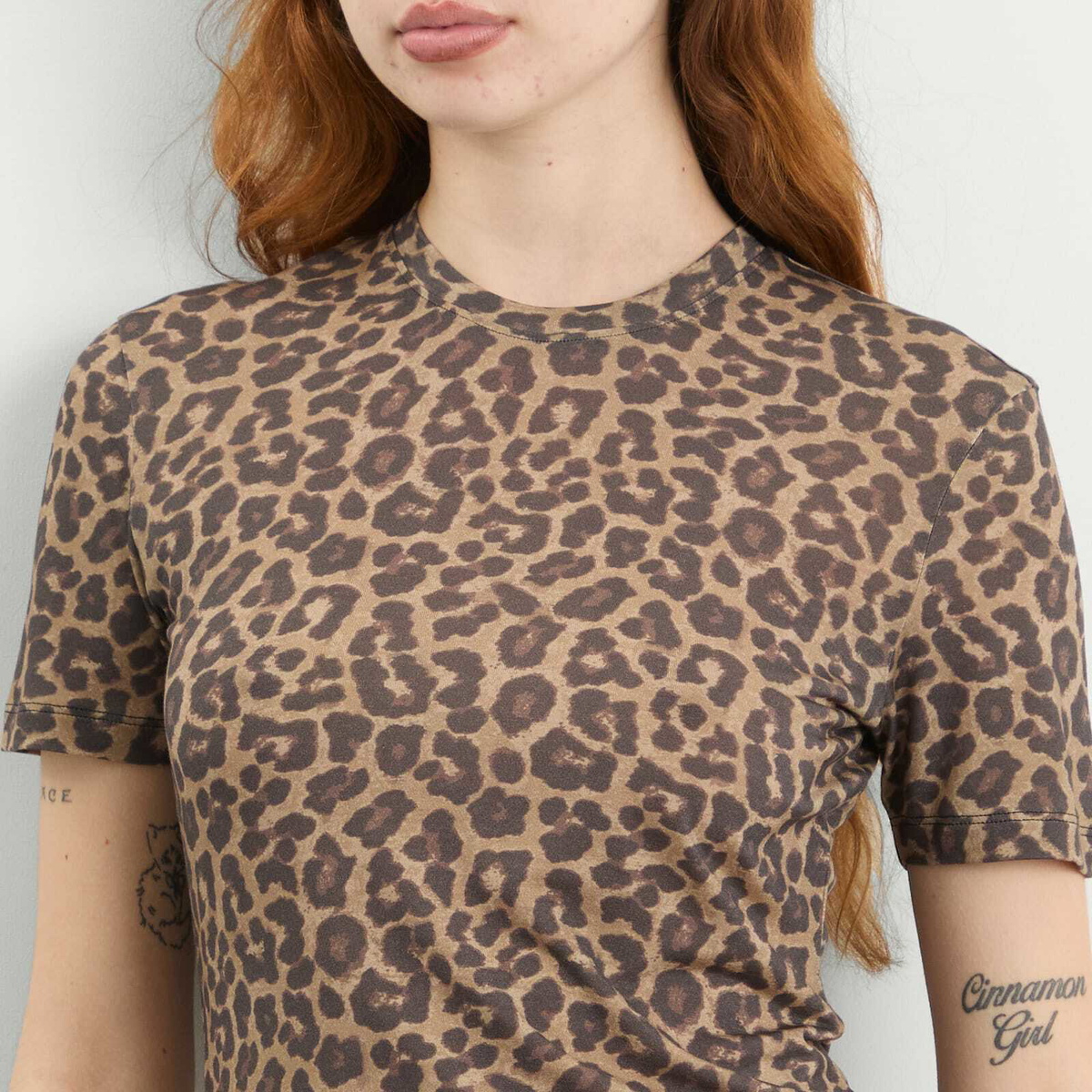 Anine Bing Women's Sylvie T-Shirt in Leopard ANINE BING