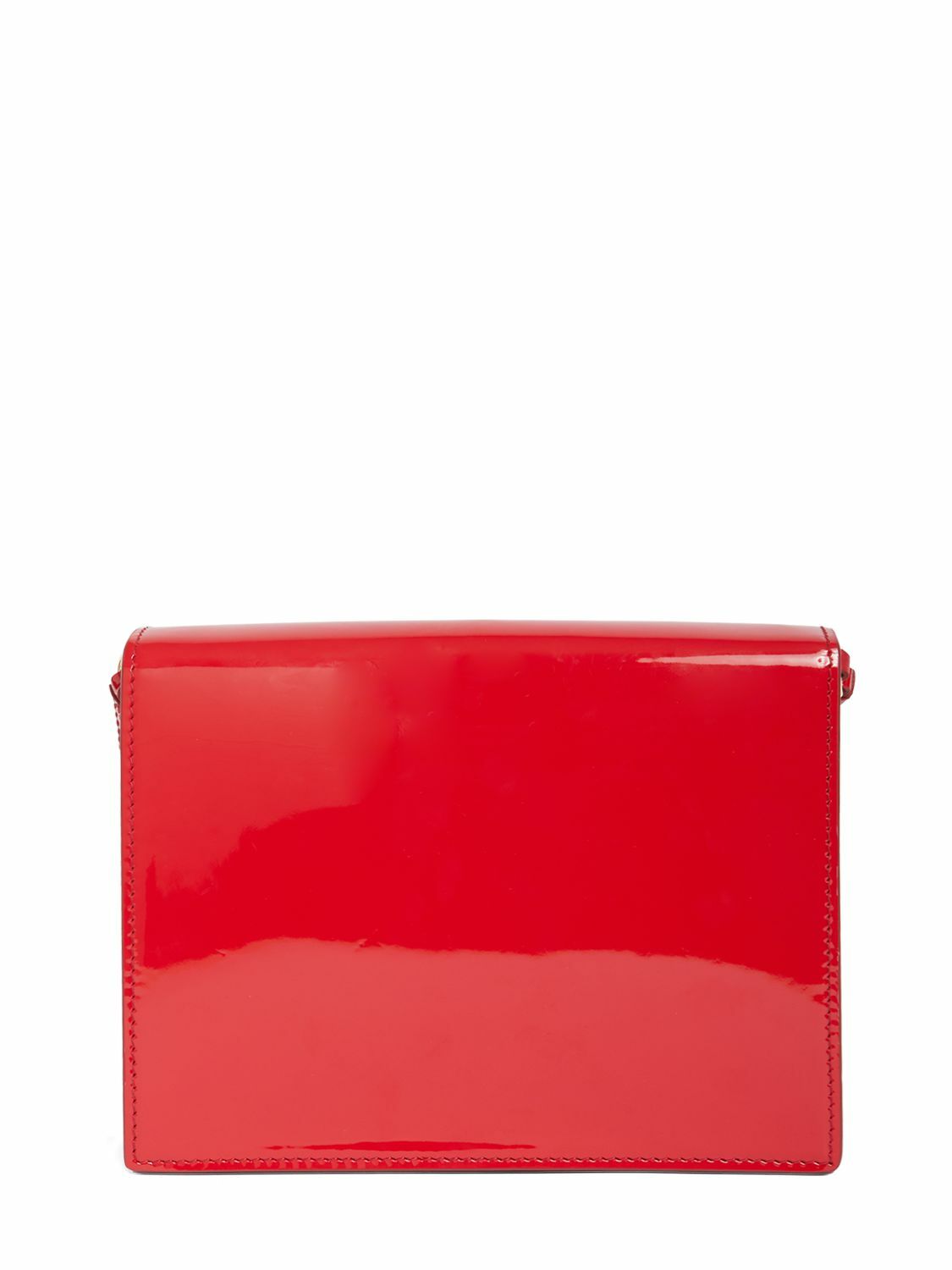 DOLCE & GABBANA - Flap Logo Patent Leather Bag Dolce & Gabbana
