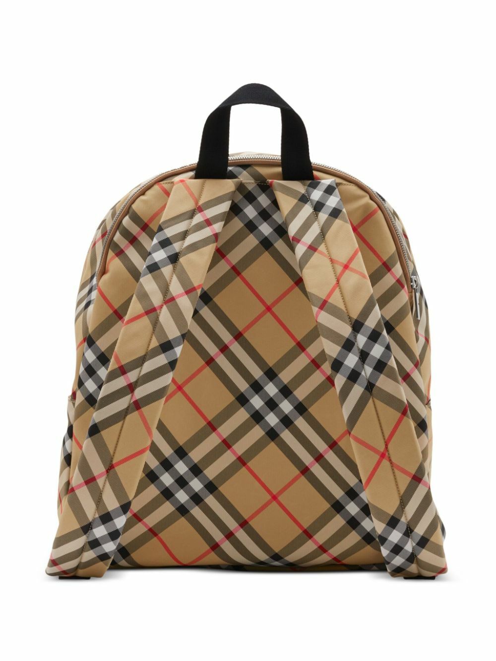 Burberry Neutral Check Print Backpack Burberry