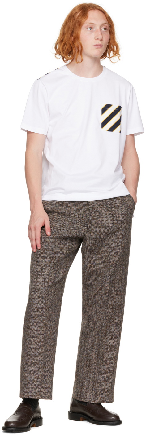 Thom Browne Brown Sack Trousers Thom Browne