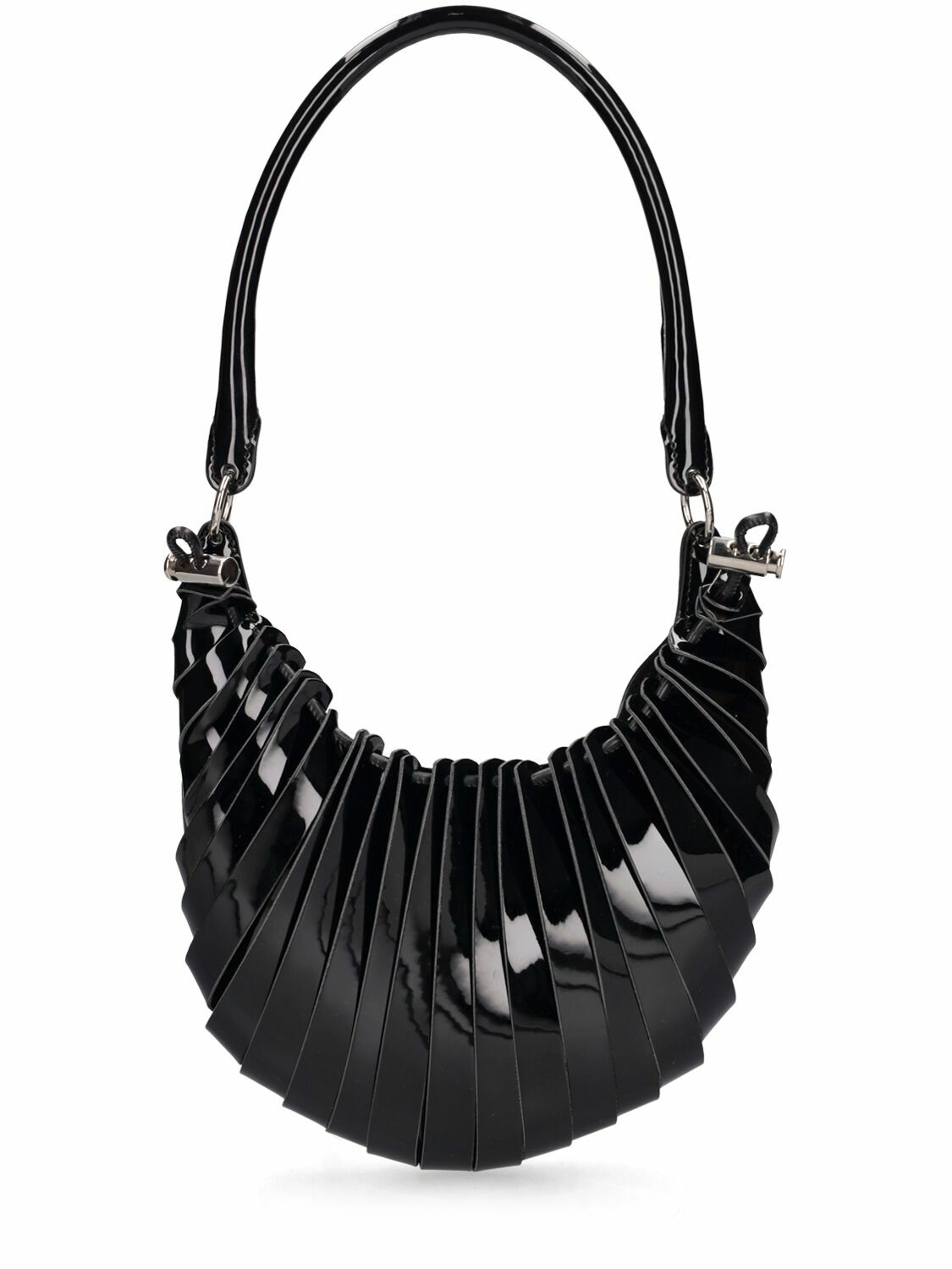COPERNI - Mini Petal Patent Leather Top Handle Bag Coperni