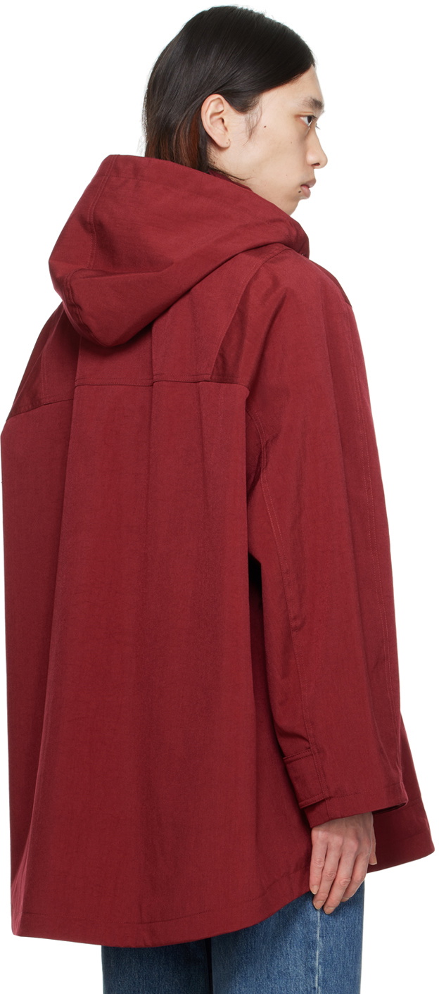 Wooyoungmi Red Hooded Jacket Wooyoungmi