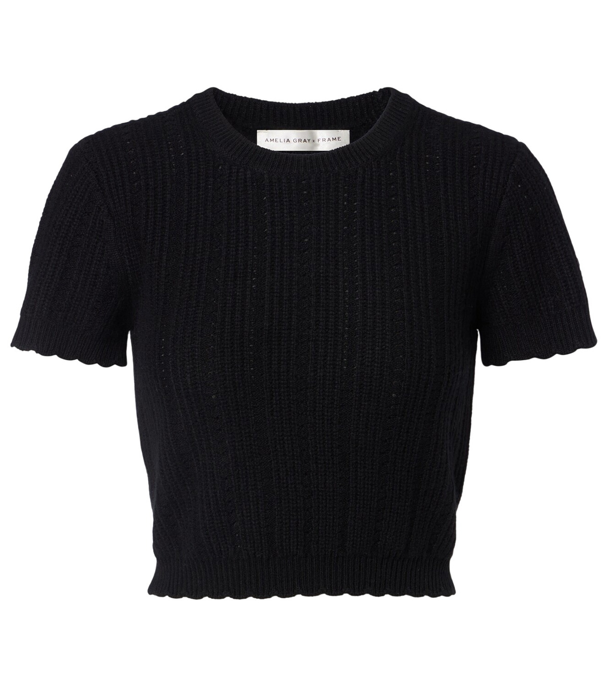 Frame The Getaway cashmere crop top Frame Denim