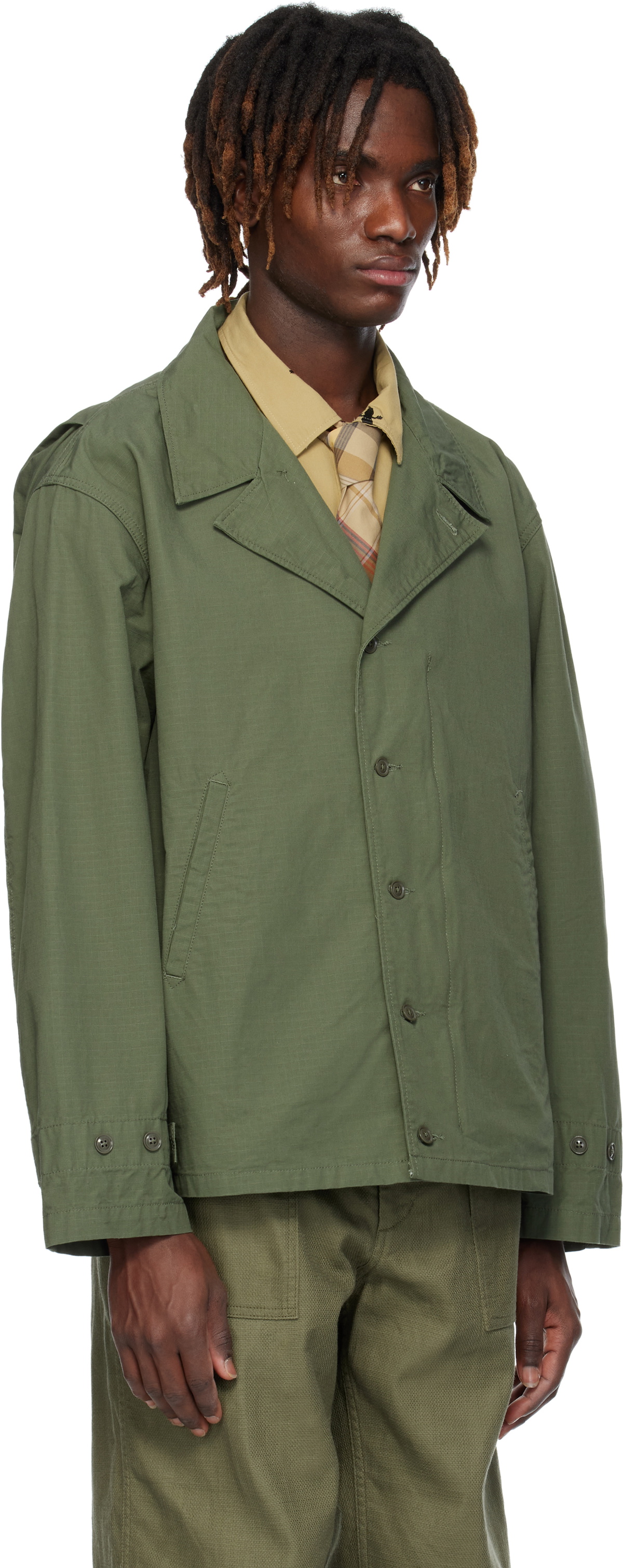 Engineered Garments Khaki M41 Jacket Engineered Garments