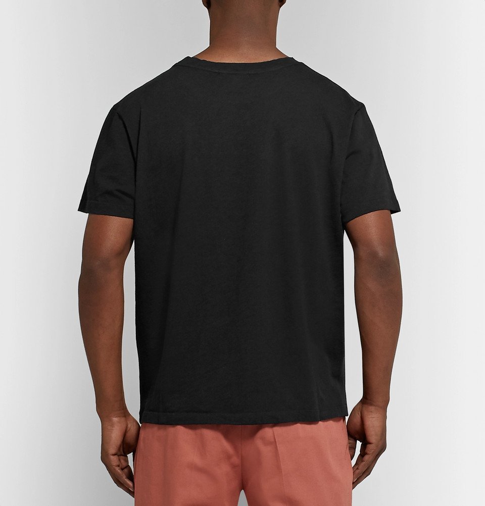 Isabel Marant - Zaffer Logo-Print Cotton-Jersey T-Shirt - Men - Black ...