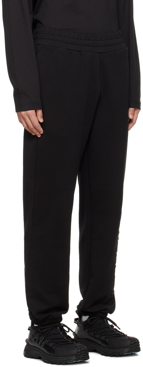 Moncler Black Embroidered Sweatpants Moncler