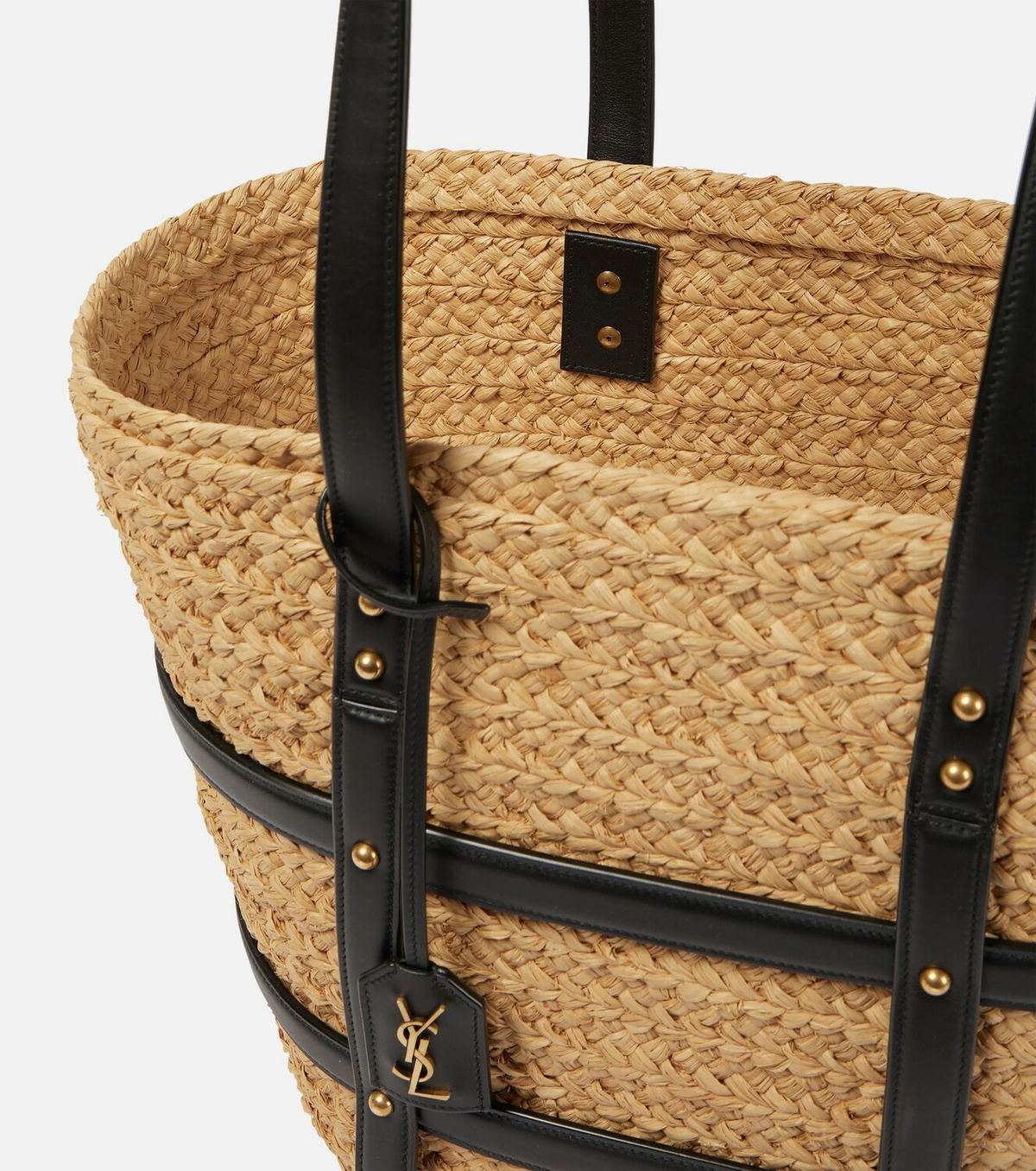 Saint Laurent Panier Medium raffia tote Saint Laurent