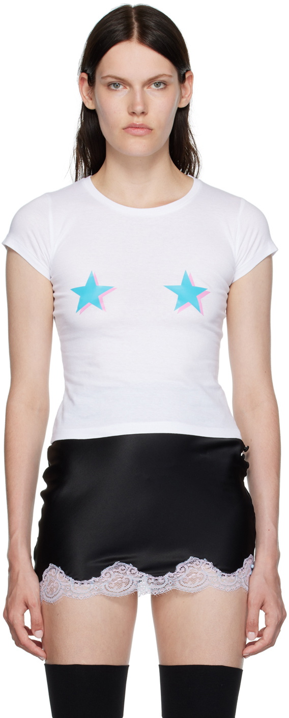 Pristine SSENSE Exclusive White Censored T-Shirt