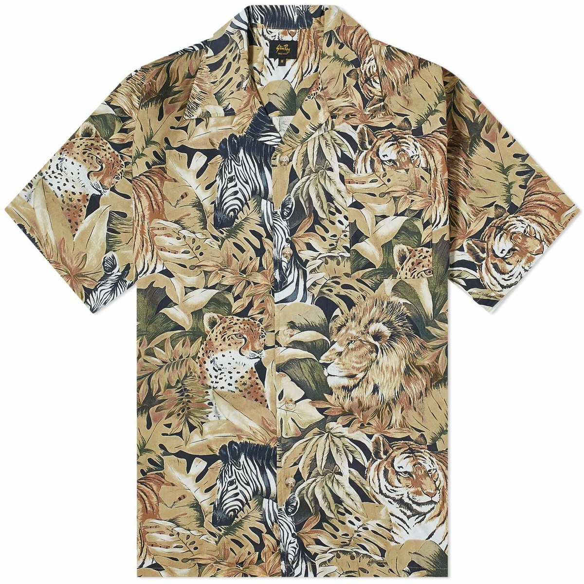 Stan Ray Men's Tour Animal Print Vacation Shirt in Animal Camo Stan Ray