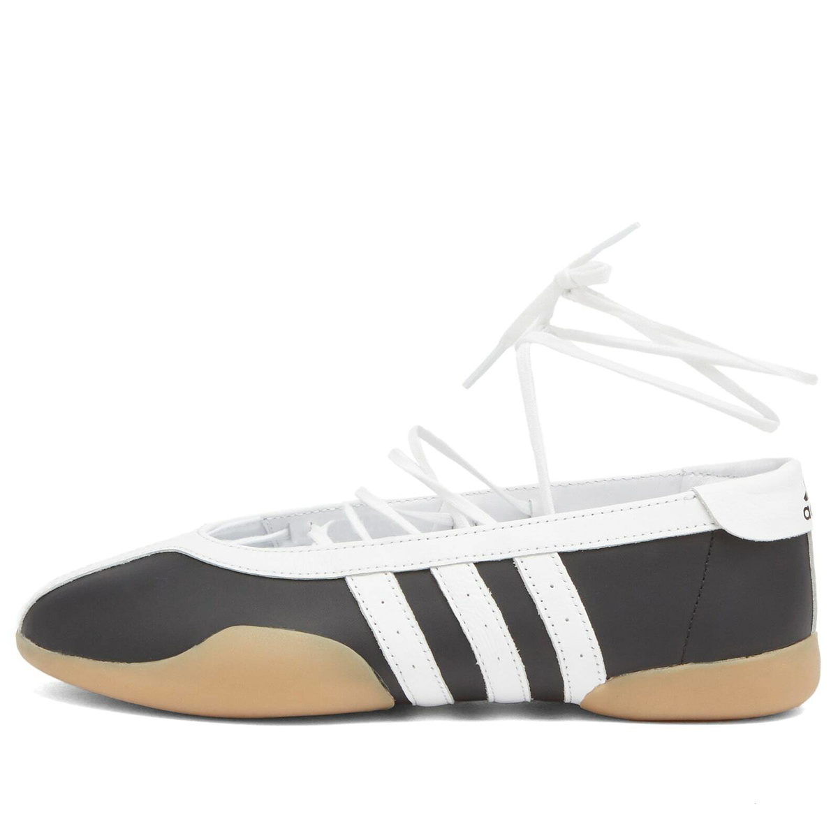 Adidas Women's W Taekwondo Mei Ballet Shoe in Core Black/White/Gum adidas