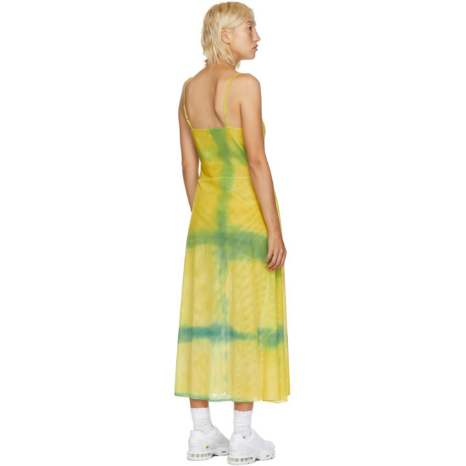 Collina Strada SSENSE Exclusive Green Hand-Dyed Market Dress Collina Strada