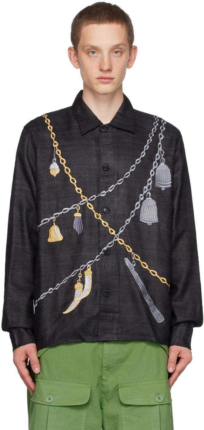 Sky High Farm Workwear Black Chain Shirt Sky High Farm Workwear