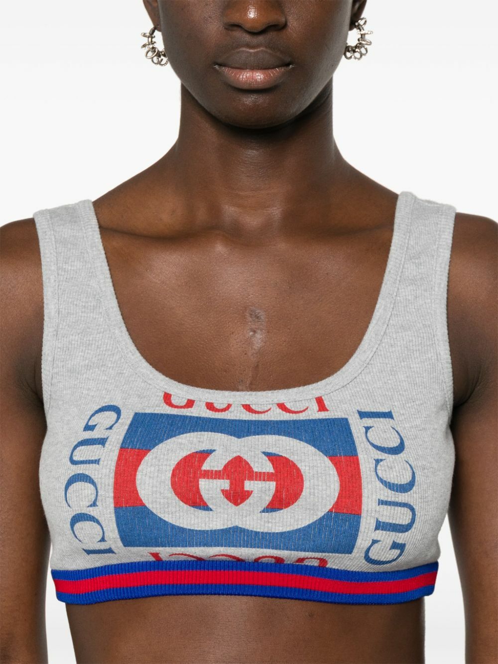 GUCCI - Logo Cotton Top Gucci
